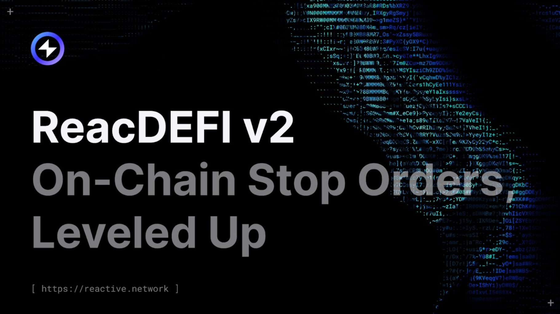 ReacDEFI for On-Chain Stop Orders and Beyond