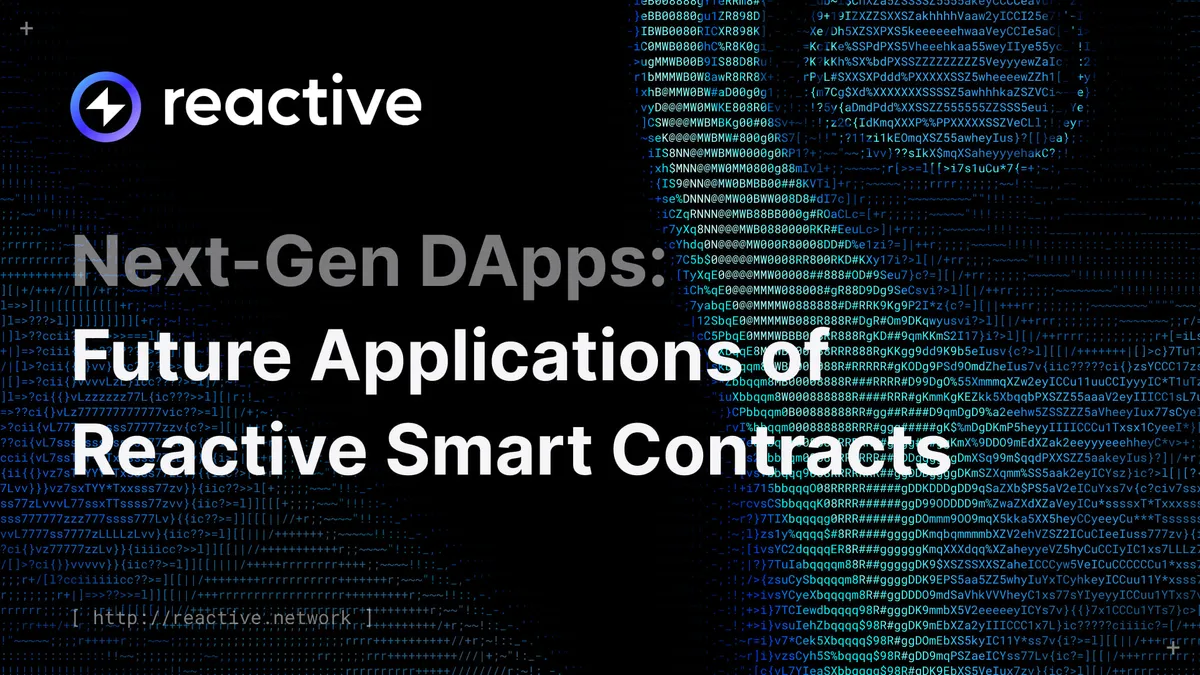 Blog | Reactive Network Blog | Reactive Network