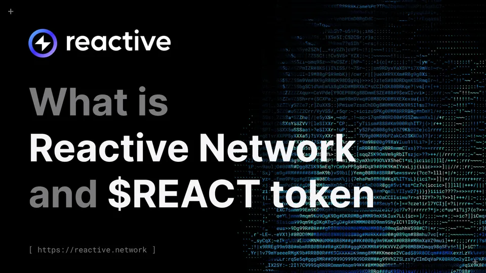 Blog | Reactive Network